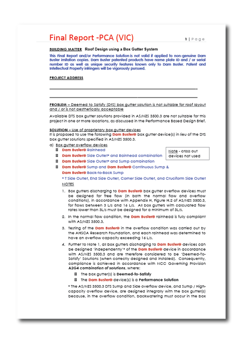PERFORMANCE SOLUTION TEMPLATES – Foxco IDM